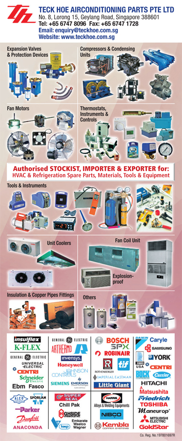 Teck Hoe Airconditioning Parts Pte Ltd I Yellow Pages Singapore